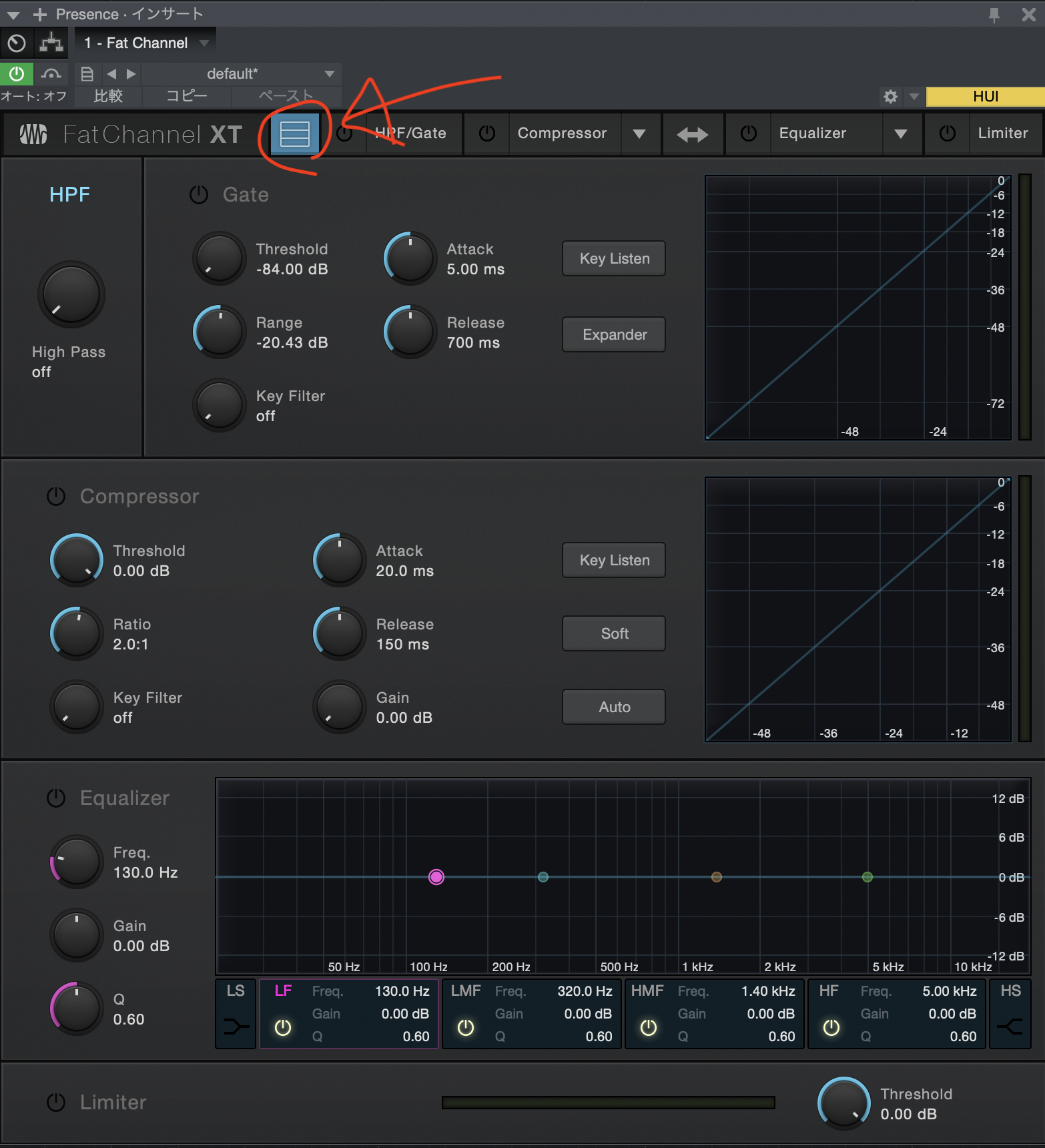 【StudioOne攻略】純正コンプEQ複合エフェクト「Fat Channel XT」徹底解説 – ワキログ
